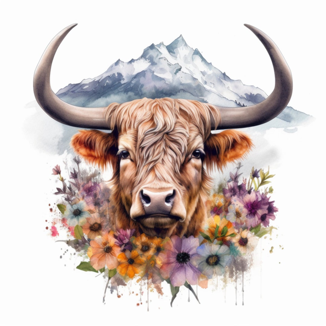 Highland Cow Fabric Panel Quilt Block 6 8 10 or 12 Inch - Etsy