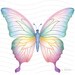 Pastel Butterfly Fabric Panel Quilt Block Square Fabric Panel for ...