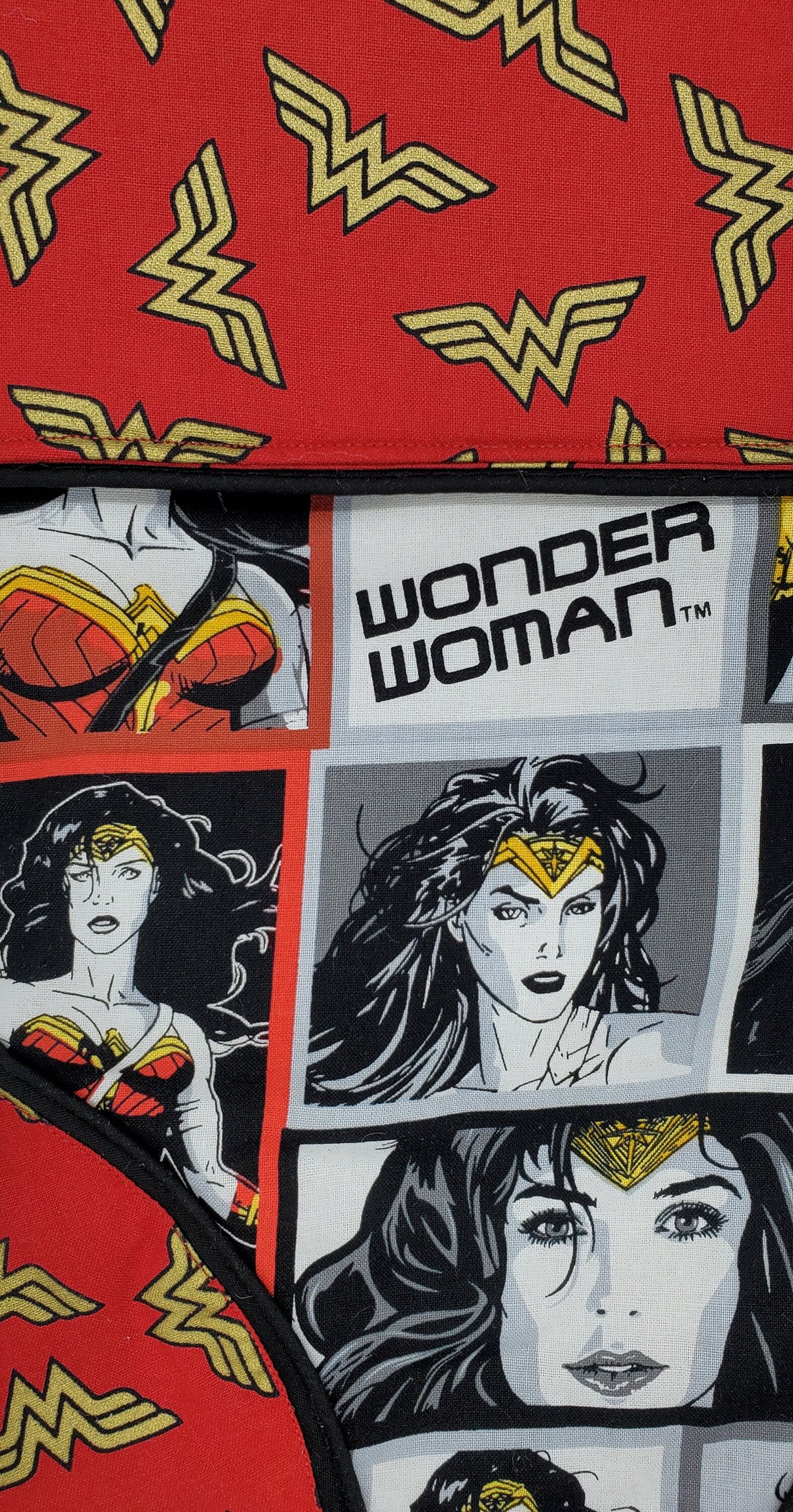 Holiday Stocking Made With Wonder Woman Fabric | Etsy