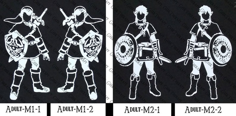 Zelda Inspired Family Car Decals - Etsy