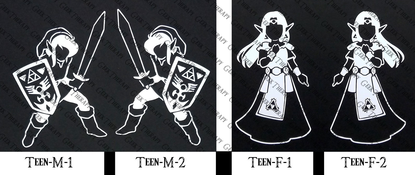 Zelda Inspired Family Car Decals - Etsy