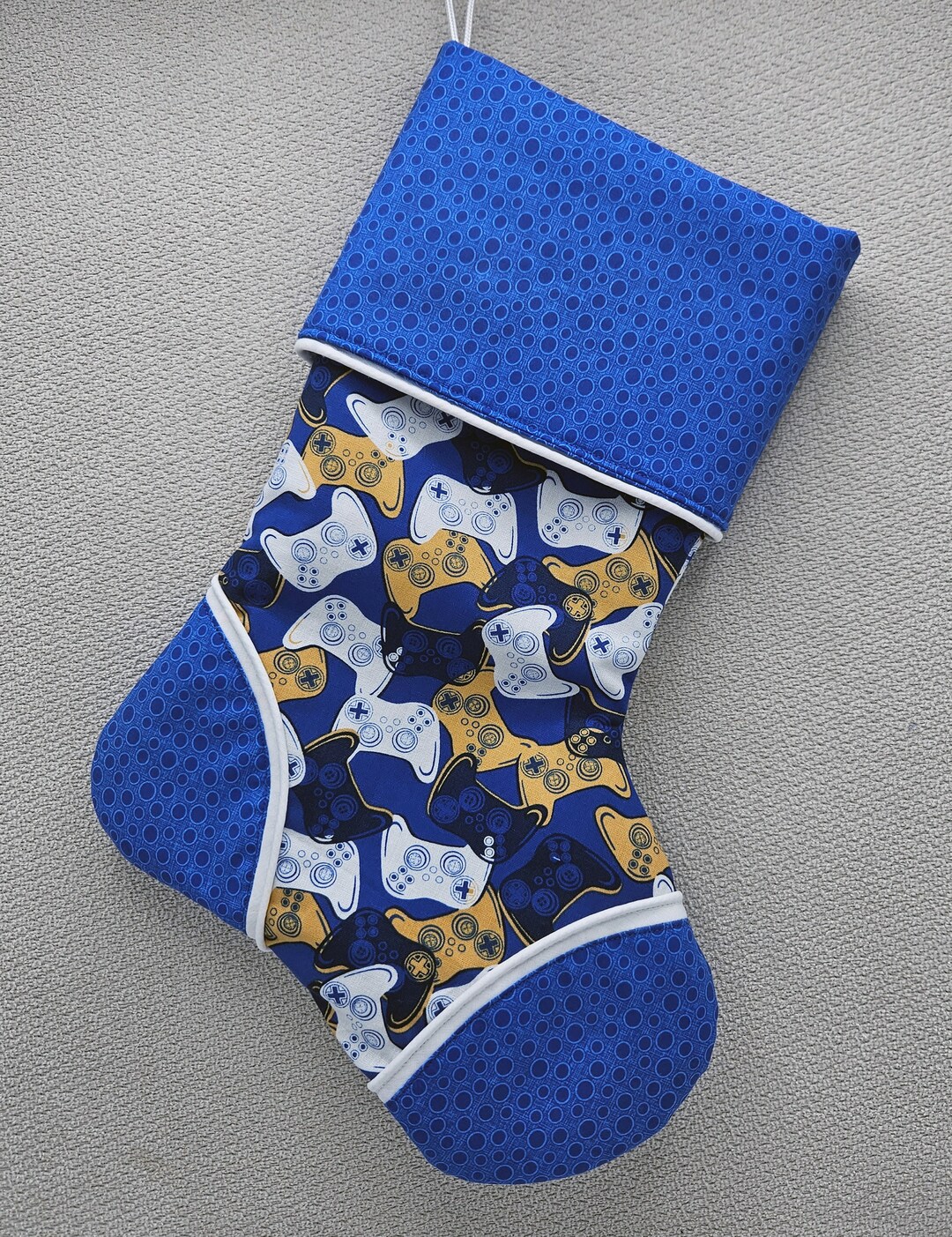 Holiday Stocking Made With Video Game Fabric - Etsy