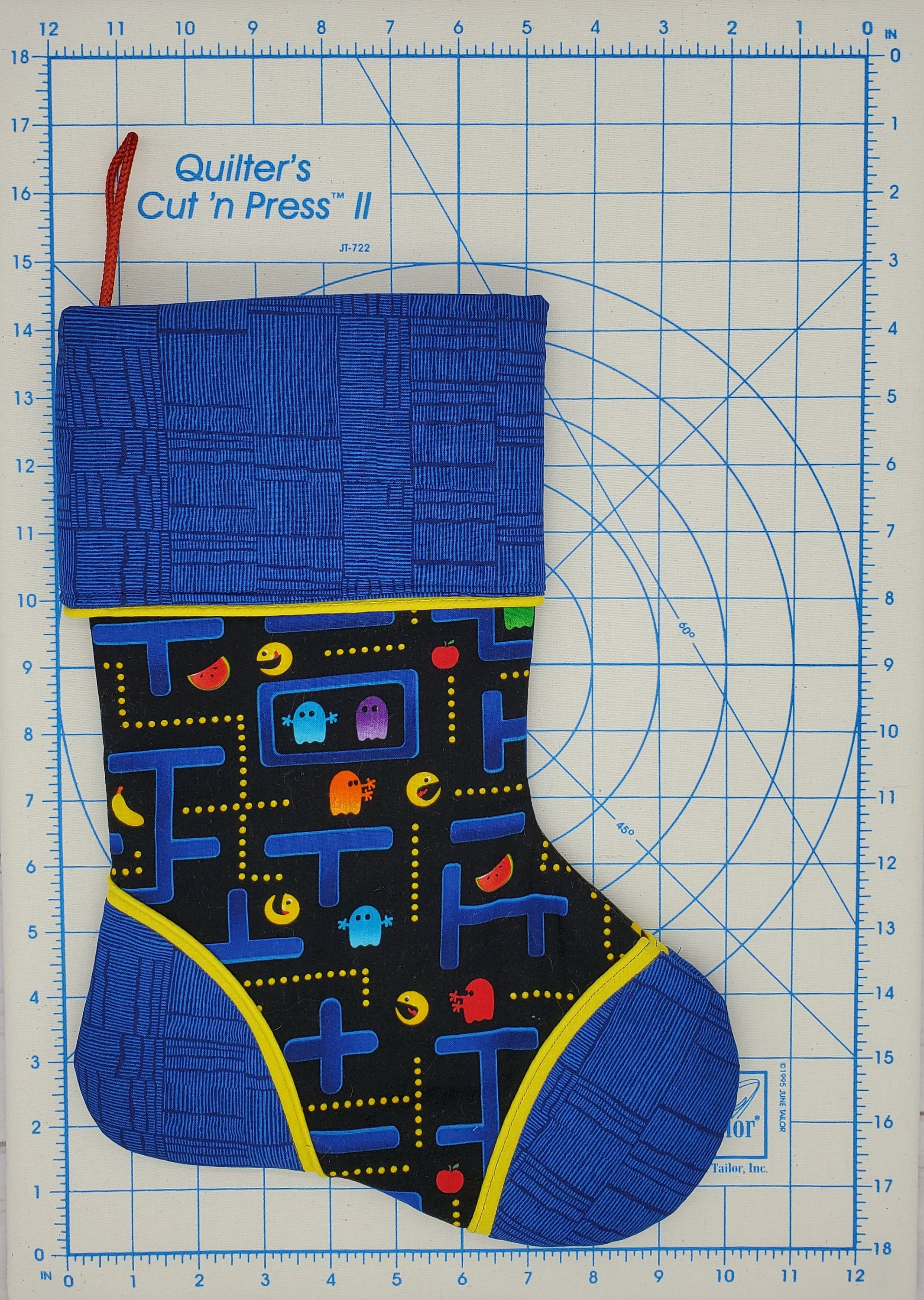 Holiday Stocking Made With Classic Arcade Fabric - Etsy