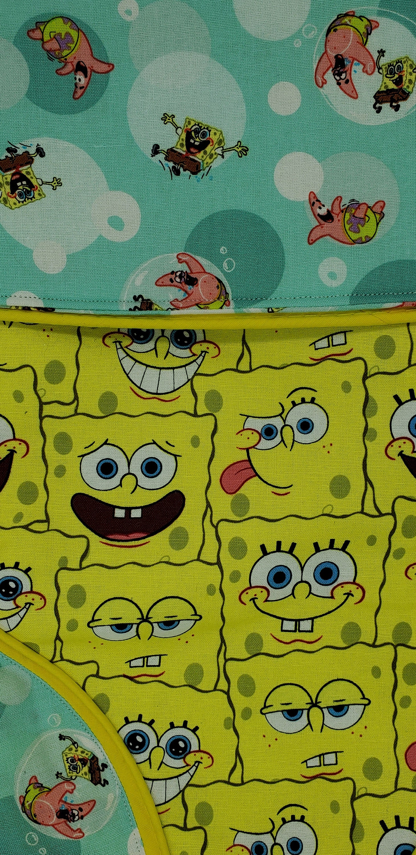 Holiday Stocking Made With Spongebob Fabric - Etsy