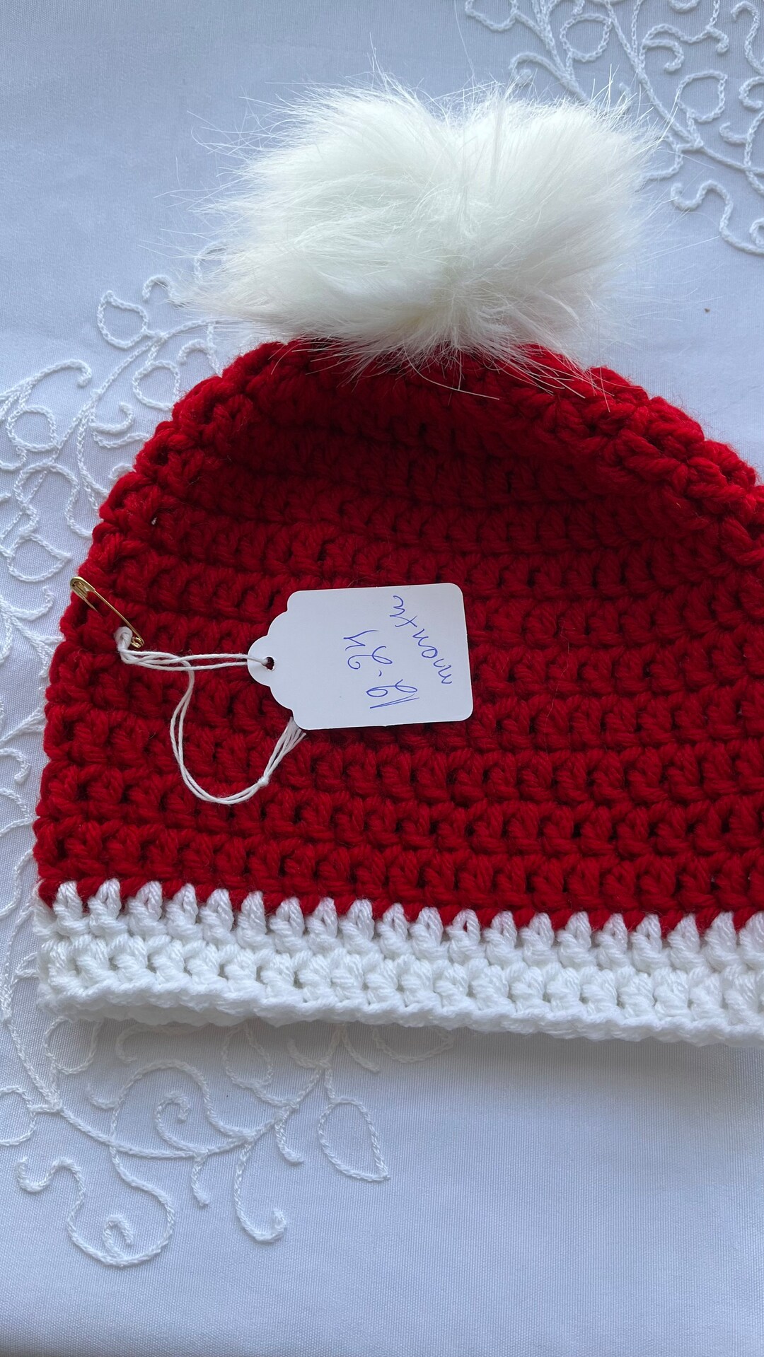 Crochet Santa Baby Hat. 12-24 Months Baby Boy or Girl! - Etsy