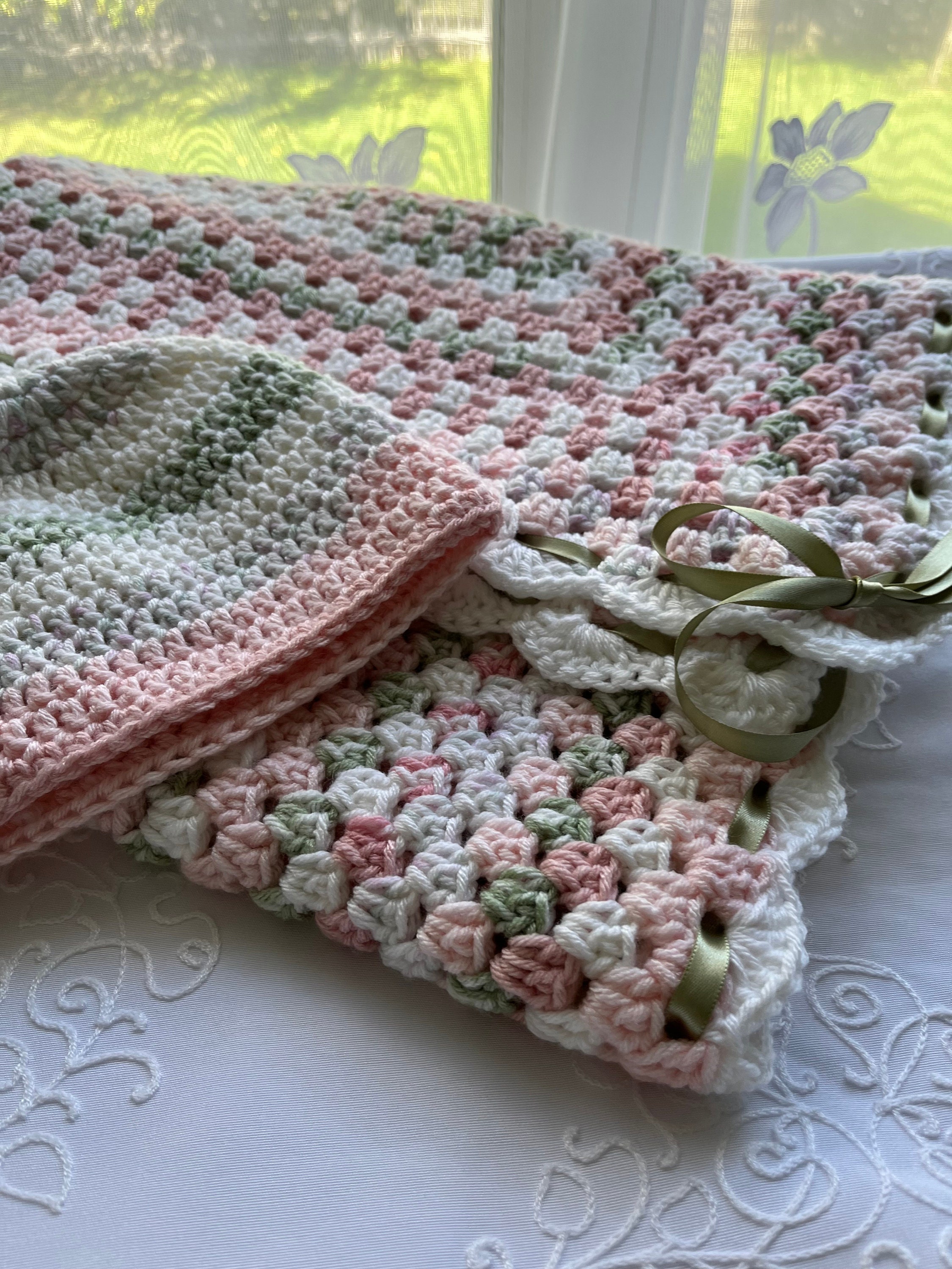Crochet Baby Blanket Multiple Colors 32/32 Inches - Etsy