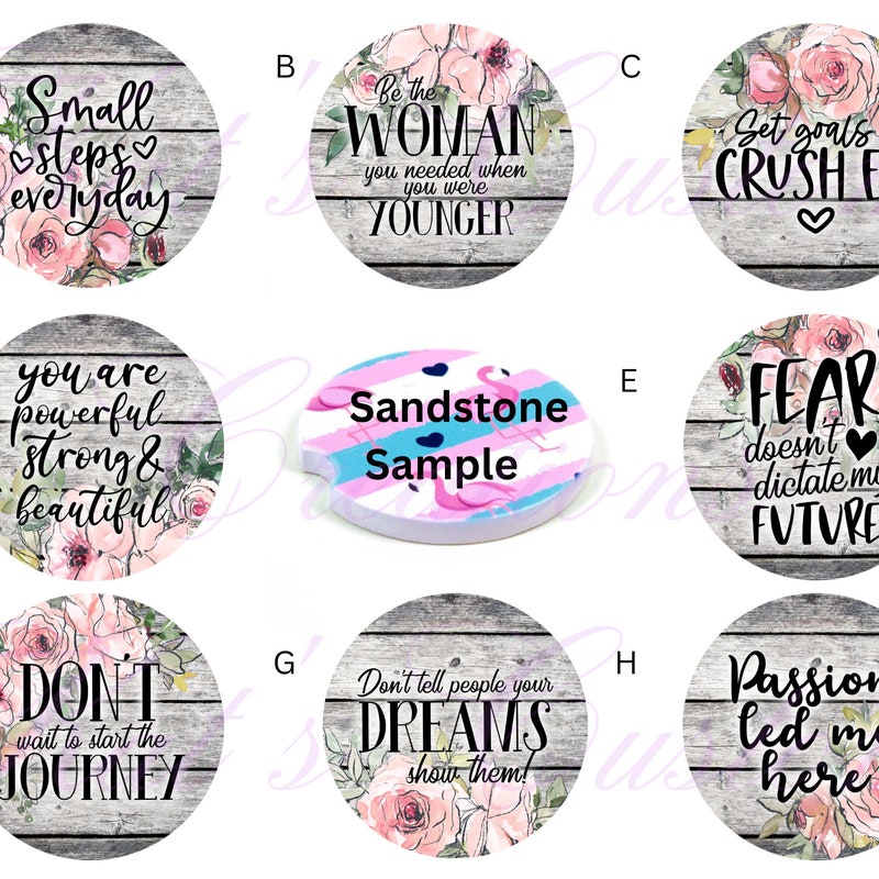 Quote Coasters - Etsy