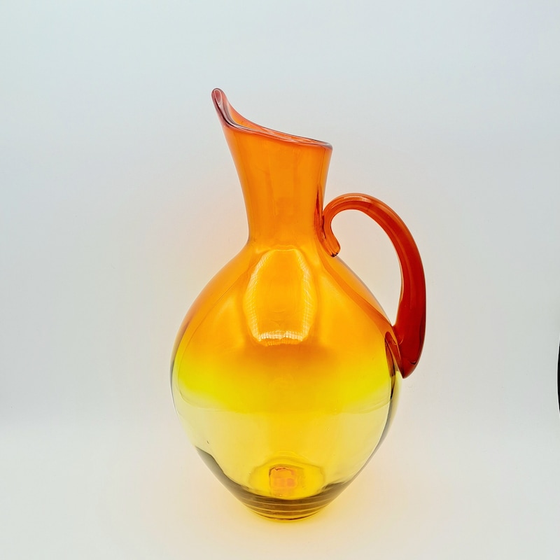 Blenko Tangerine - Etsy