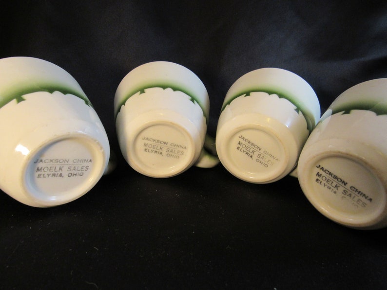 Vintage Jackson China Restaurant Ware in Mercury Set of Four - Etsy