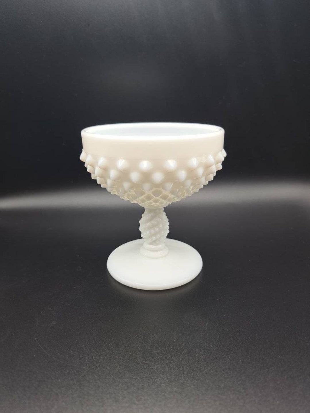 Vintage Fenton Champagne Glass, Fenton Goblet, Collectible Fenton ...