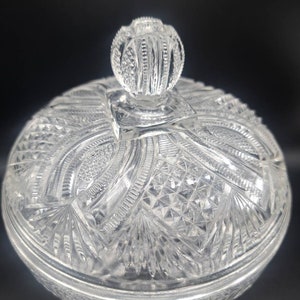 Antique Mckee Lidded Compote, Early American Glass Collectible, Mckee ...