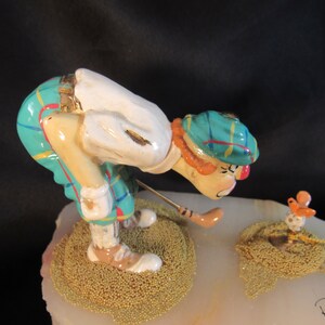 Vintage Ron Lee Clown Figurine 1987, Signed Ron Lee Can't Hit a Birdie ...