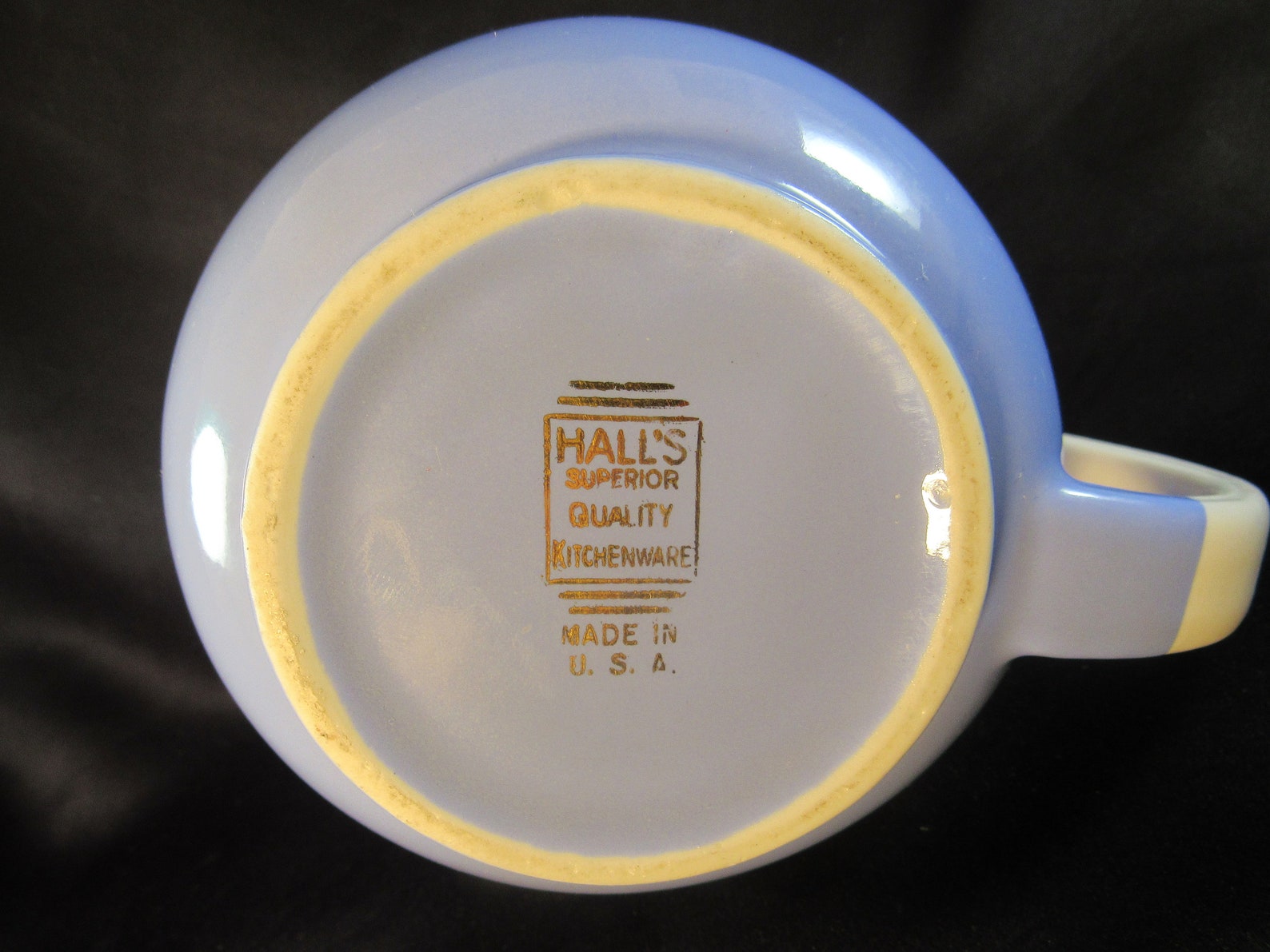 Vintage Hall Rose Parade Pitcher Collectible Pottery Blue | Etsy