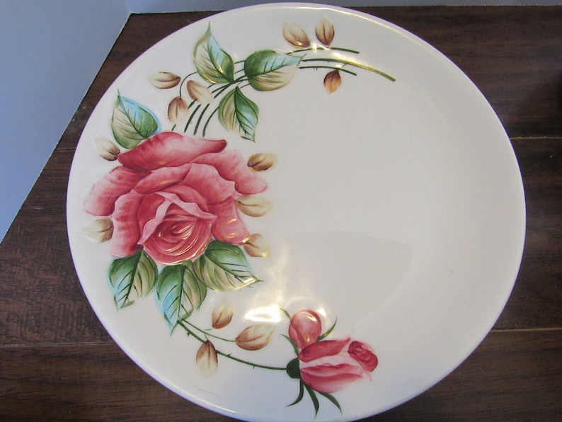 Vintage Lefton Americana Rose Pottery Mid Century Dining Set | Etsy