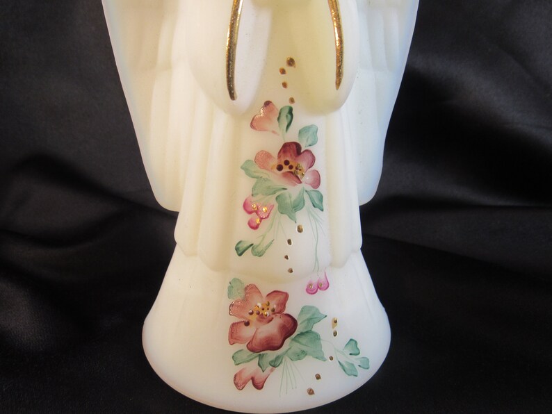 Vintage Fenton Angel Hand Painted and Signed Fenton Ivory - Etsy