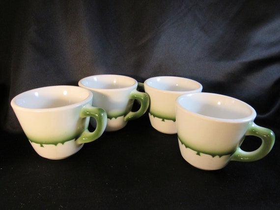 Vintage Jackson China Restaurant Ware in Mercury Set of Four - Etsy