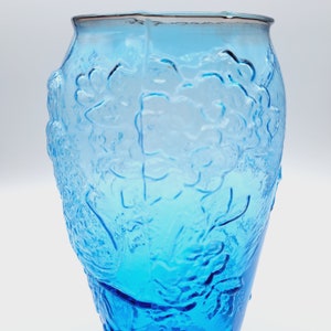 Vintage Indiana Tiara Glass Parrot Vase, Collectible Indiana Glass Blue ...