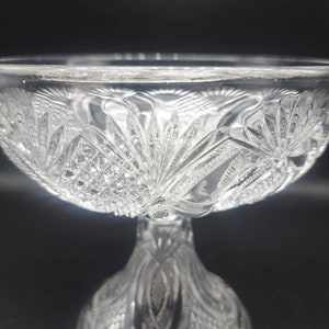 Antique Mckee Lidded Compote, Early American Glass Collectible, Mckee ...