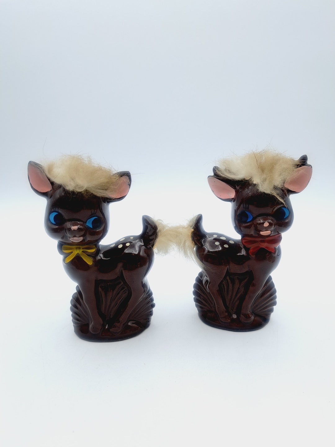 Vintage Commodore Japan Salt and Pepper Shakers, Collectible Deer ...