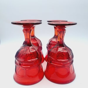 Vintage Fostoria Argus Ruby, Collectible Fostoria Red Glass Set ...