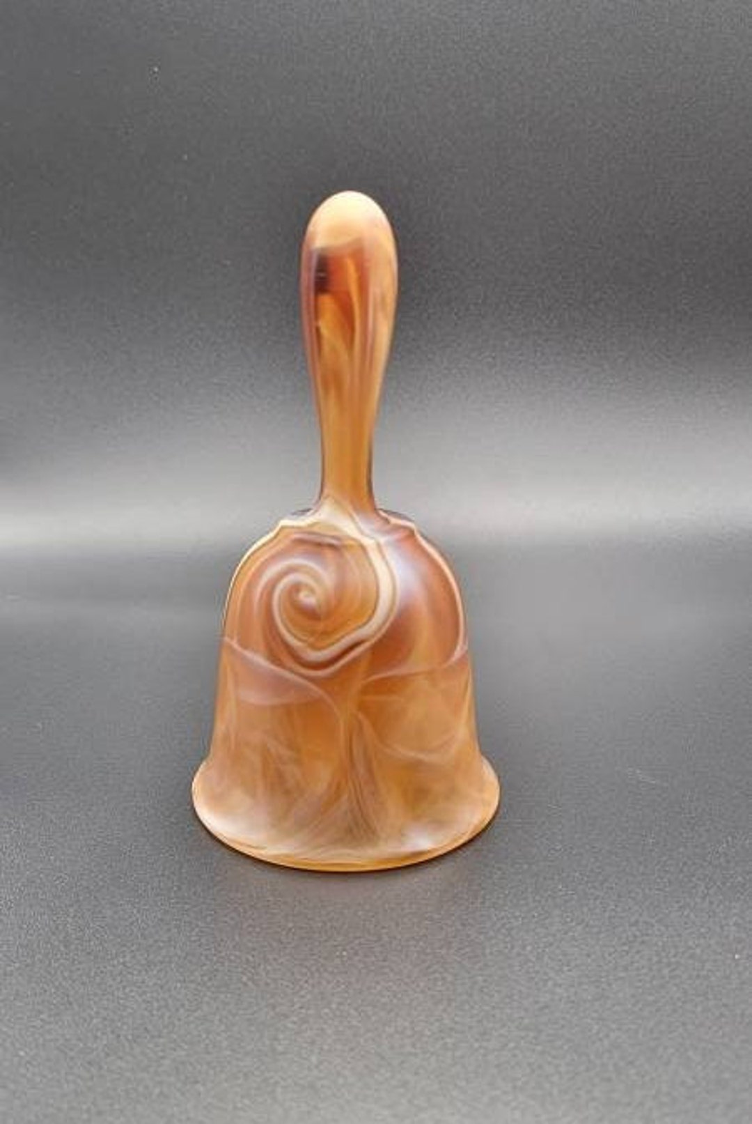 Vintage Imperial Slag Glass Bell With Clapper, Collectible Slag Glass ...