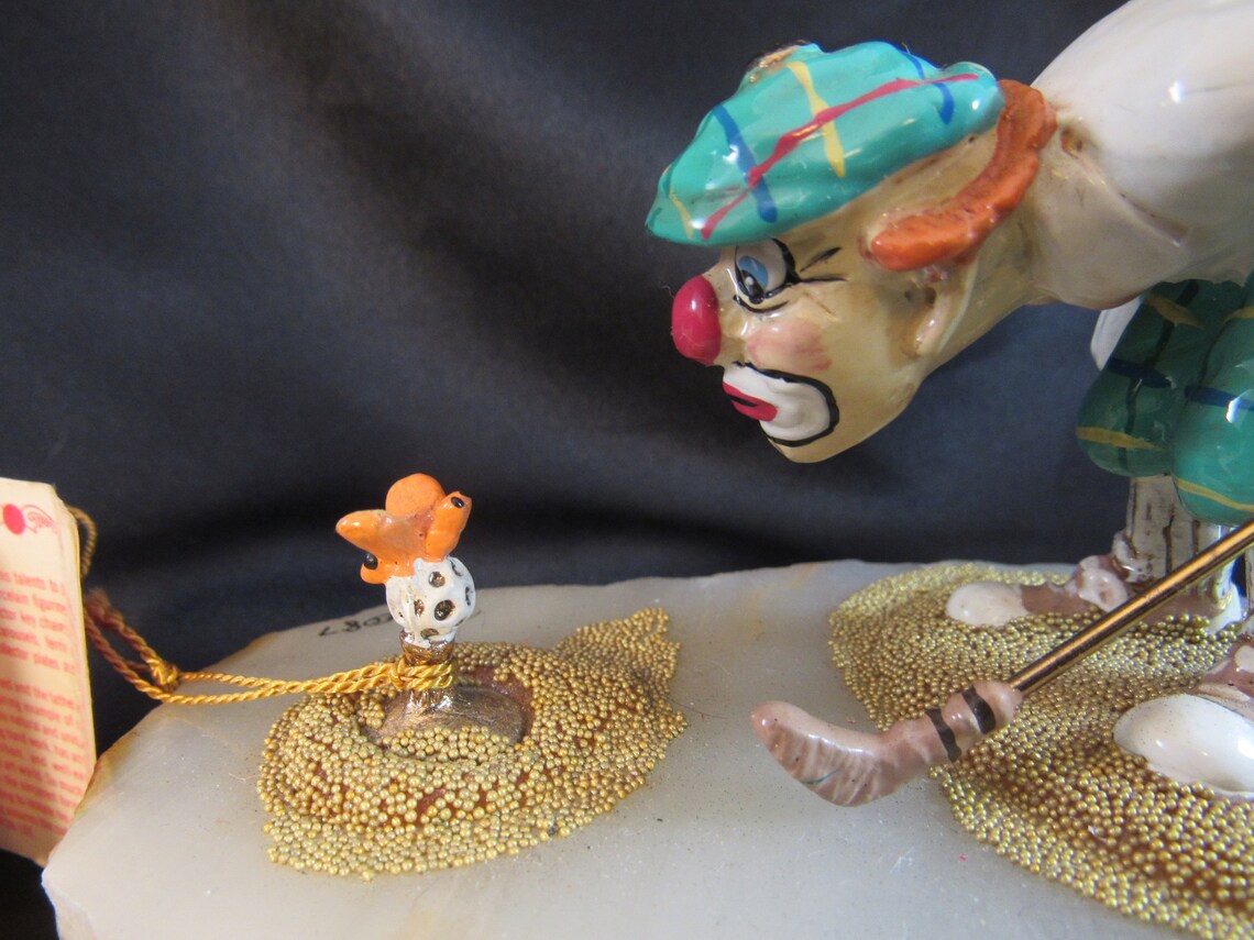 Vintage Ron Lee Clown Figurine 1987 Signed Ron Lee Can't - Etsy