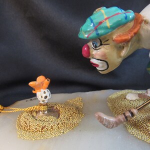 Vintage Ron Lee Clown Figurine 1987, Signed Ron Lee Can't Hit a Birdie ...