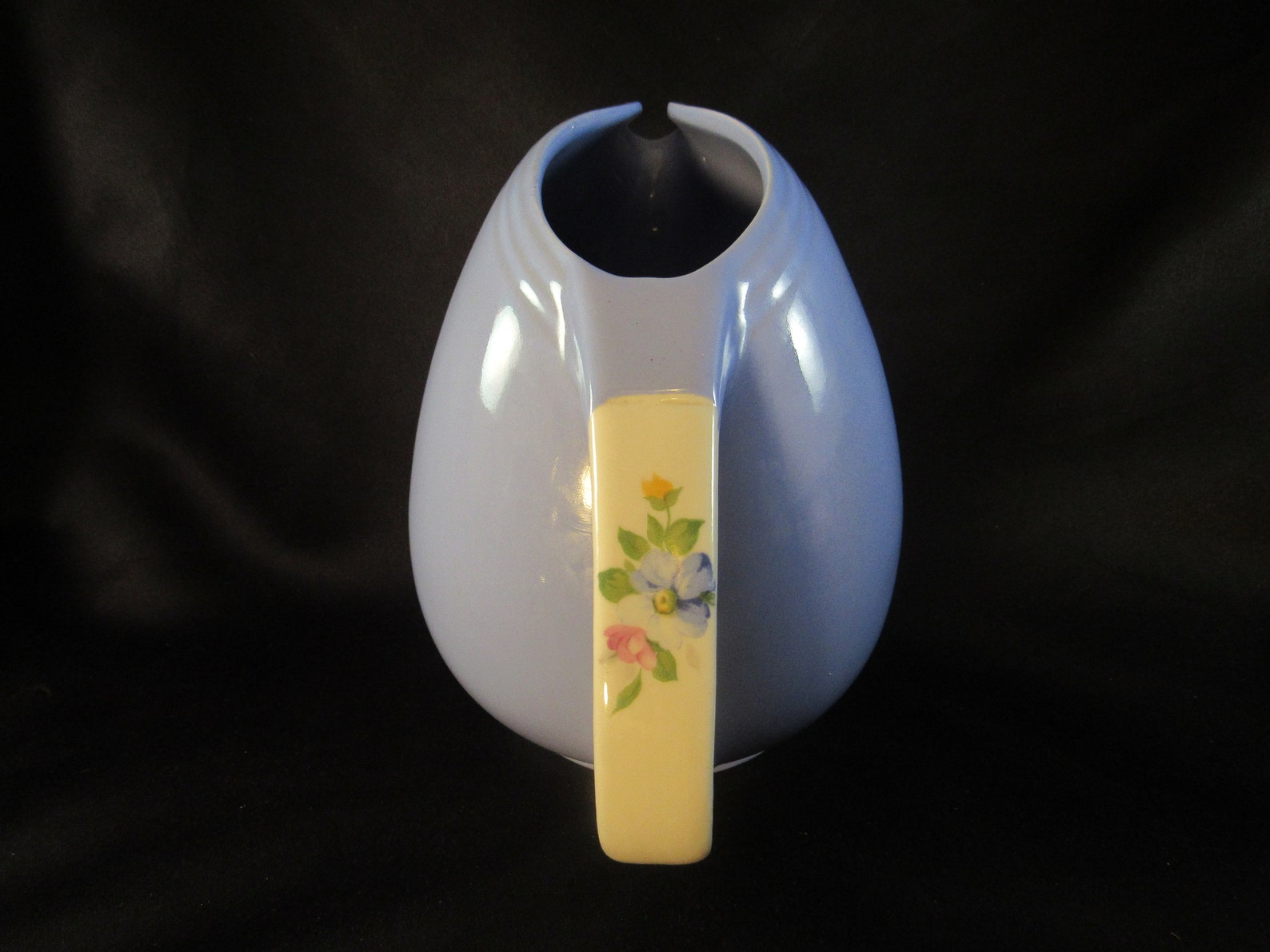 Vintage Hall Rose Parade Pitcher Collectible Pottery Blue - Etsy