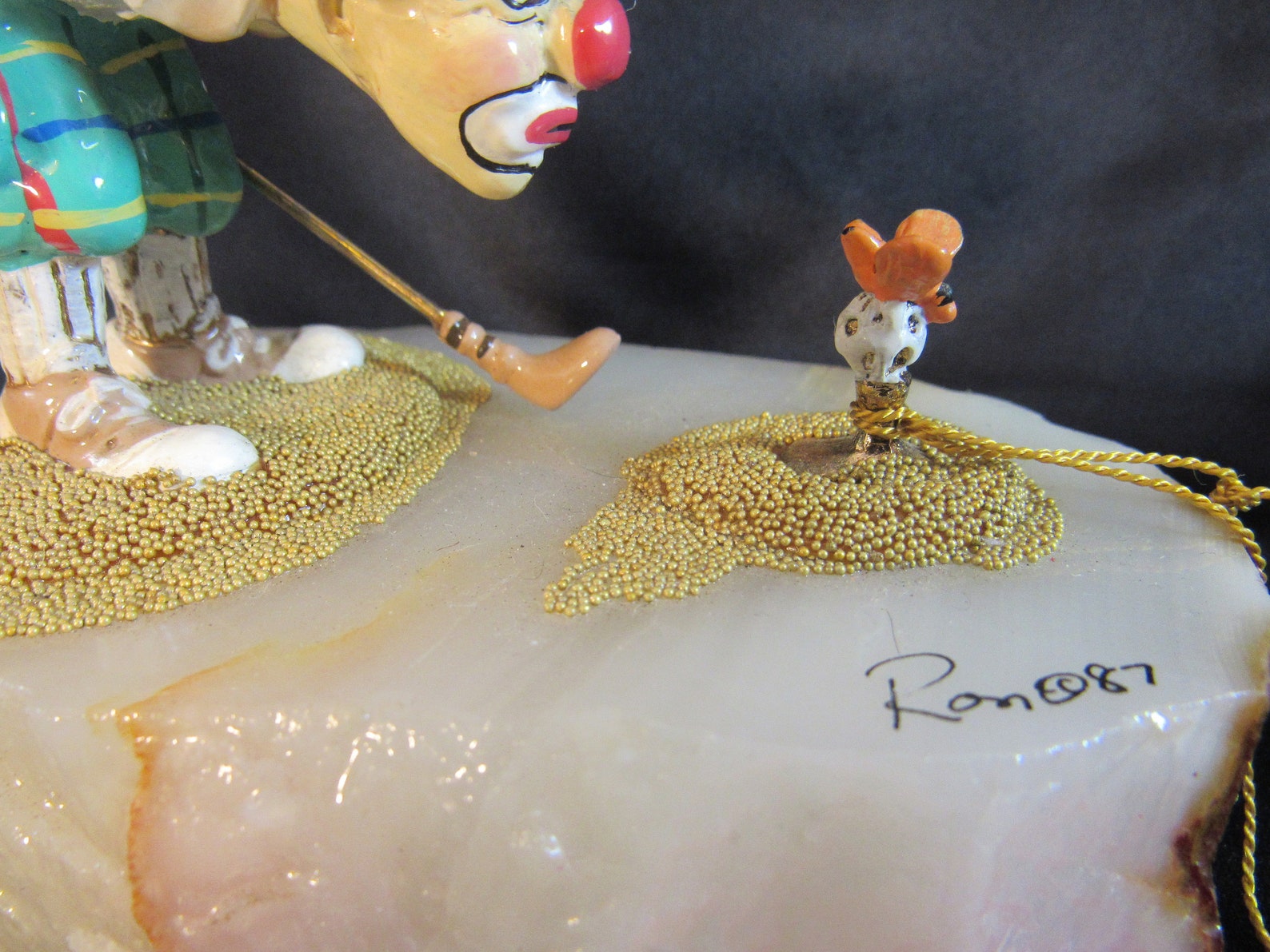 Vintage Ron Lee Clown Figurine 1987 Signed Ron Lee Can't - Etsy