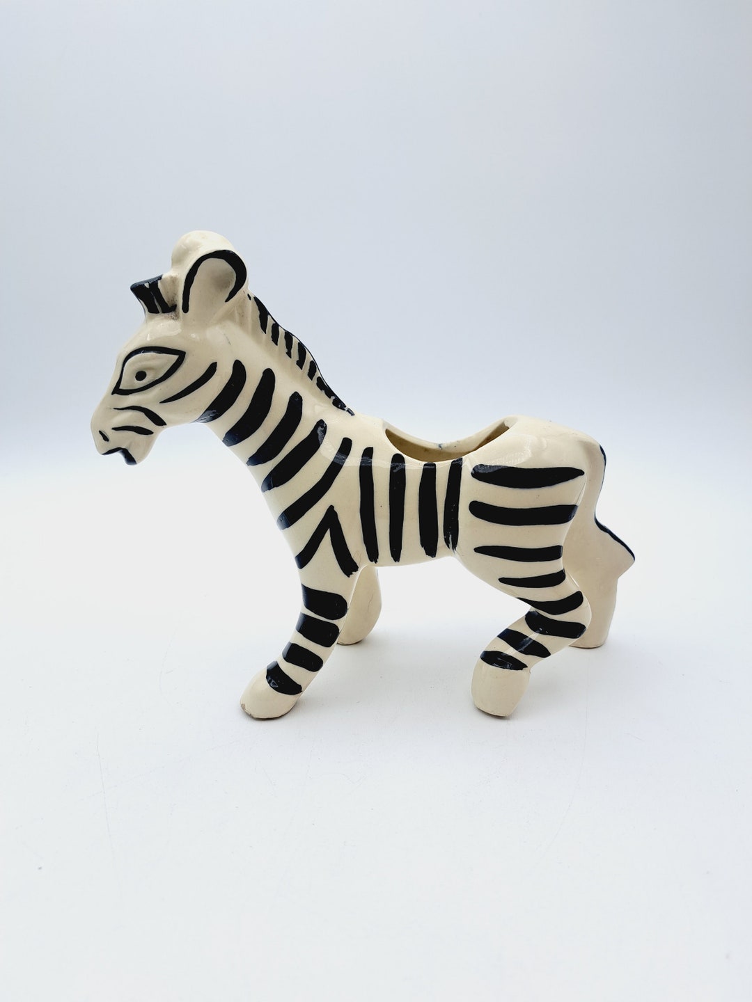 Vintage Zebra Planter Collectible Zebra Home Decor Gift for - Etsy