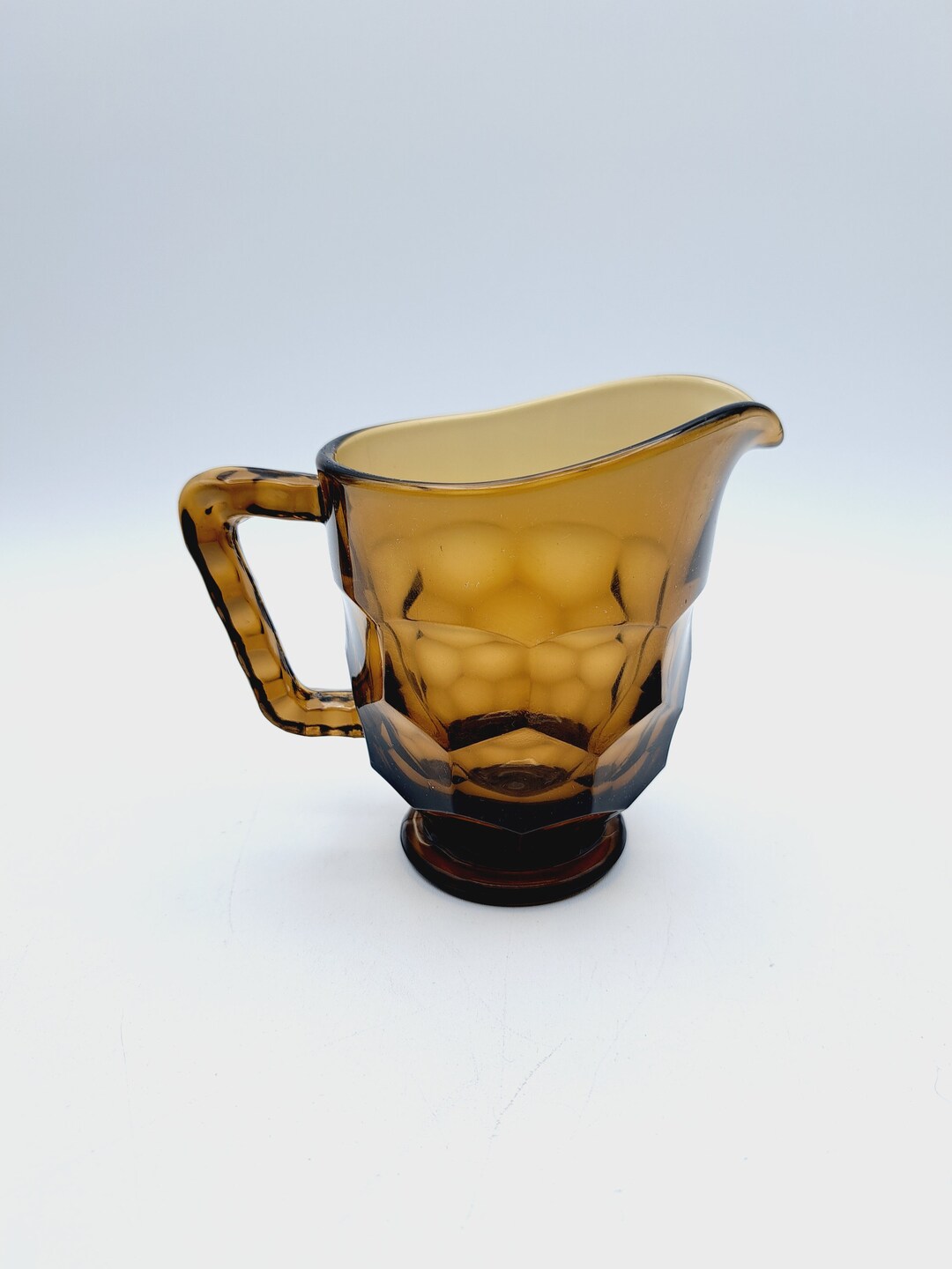 Vintage Viking Glass Brown Small Pitcher, Collectible Viking Creamer ...