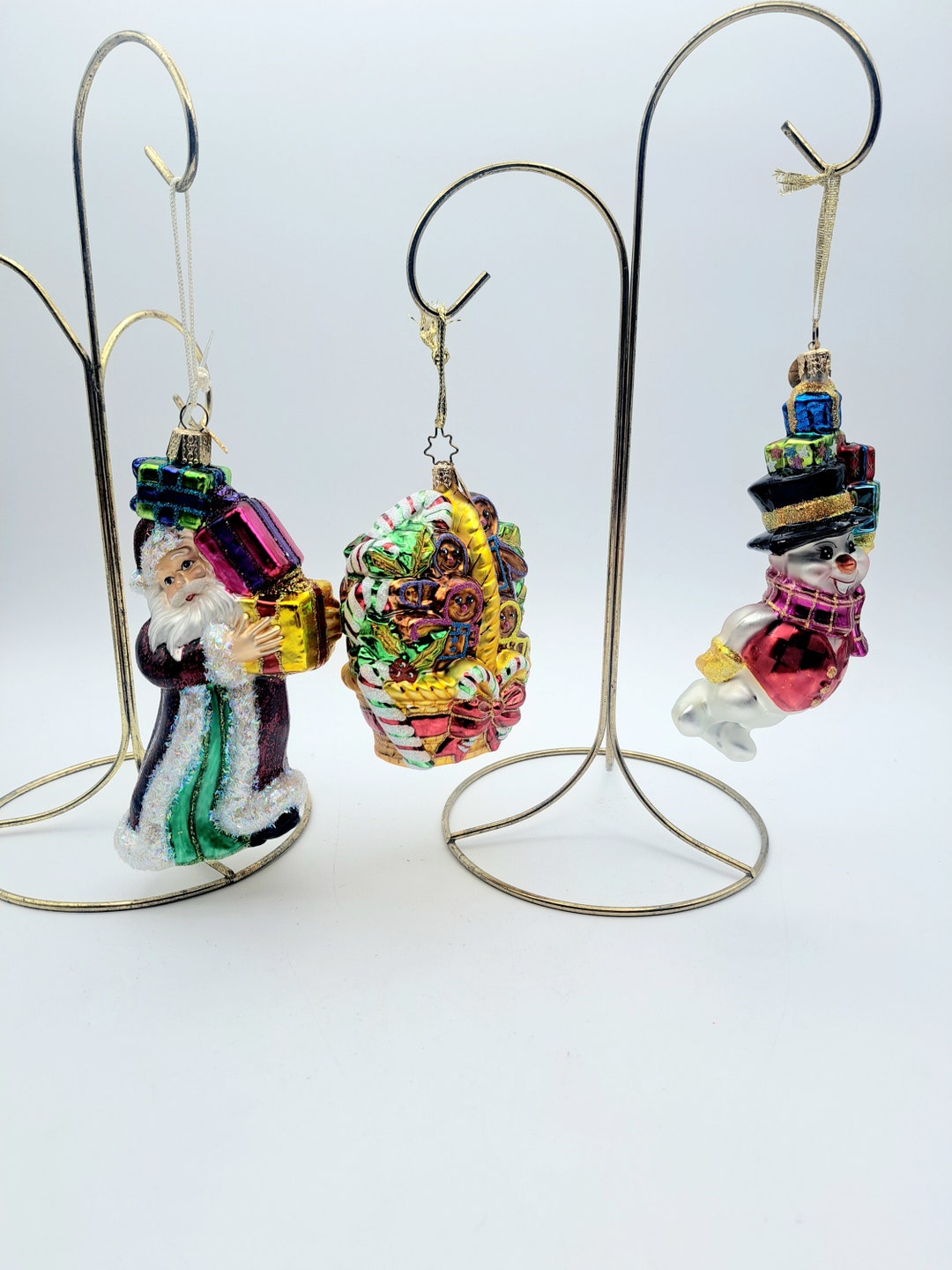 Vintage Christopher Radko Glass Ornament, Freezy Breezy Snowman, Boxes ...