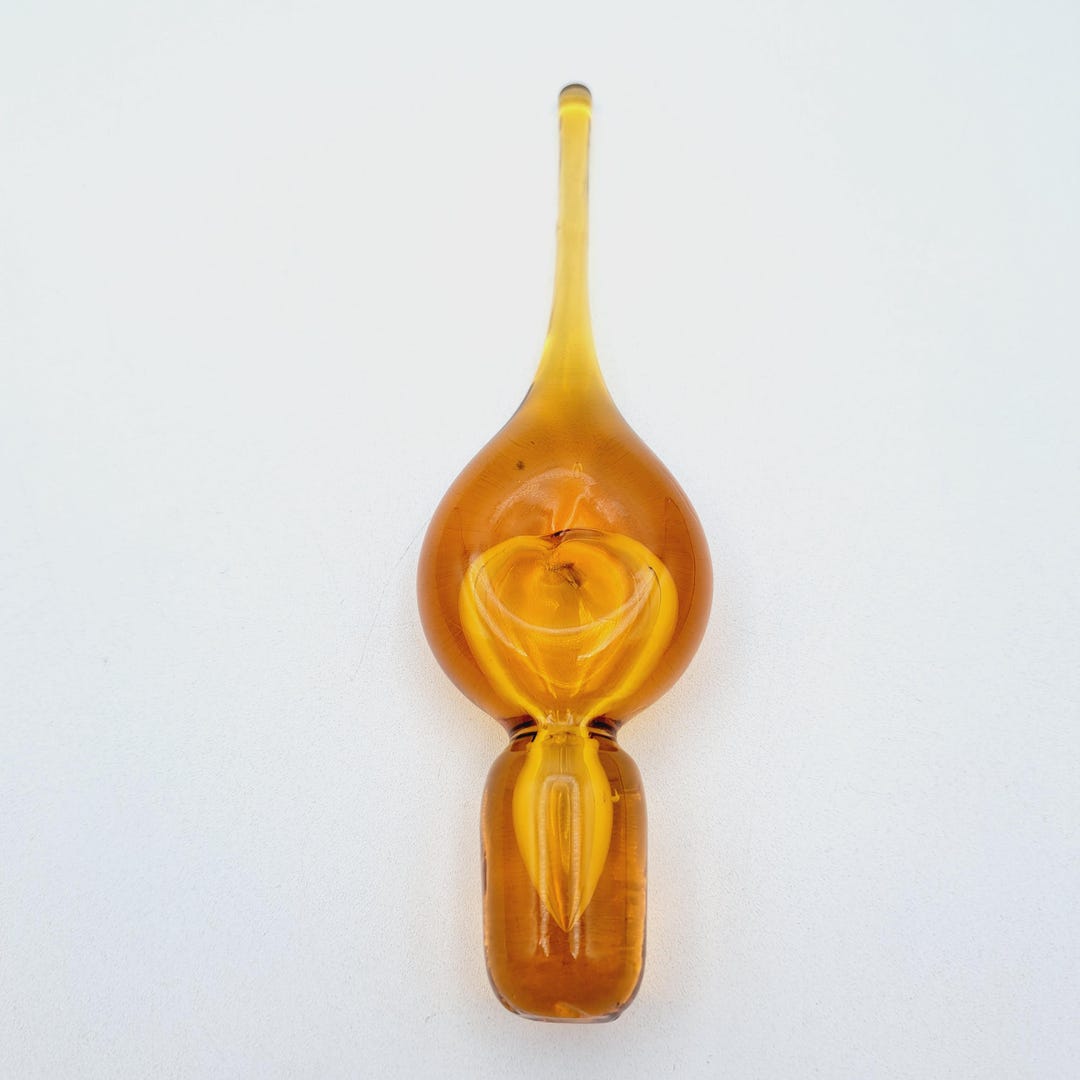 Vintage Rainbow Glass Stopper, Stopper ONLY, Collectible Rainbow, Amber ...