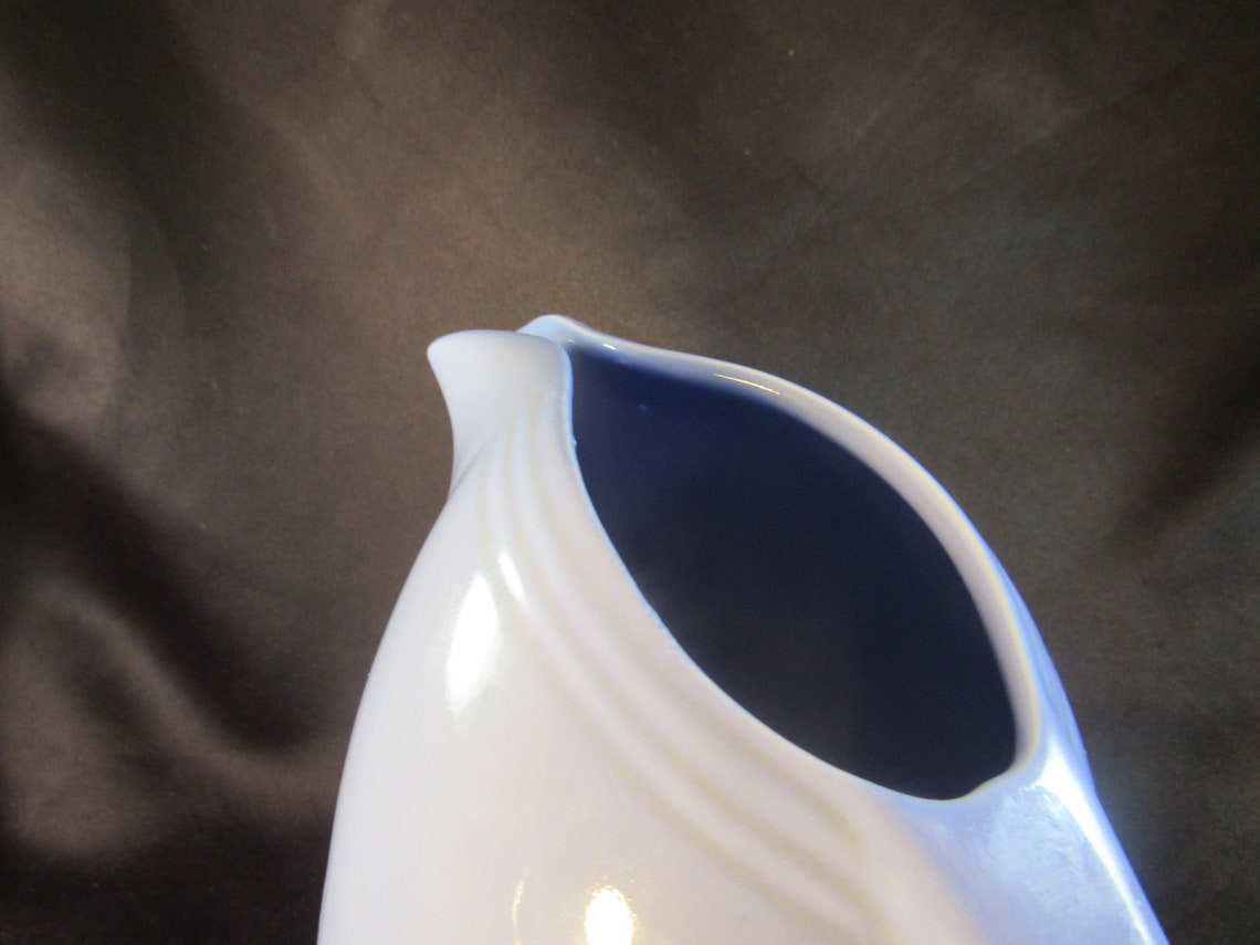 Vintage Hall Rose Parade Pitcher Collectible Pottery Blue | Etsy