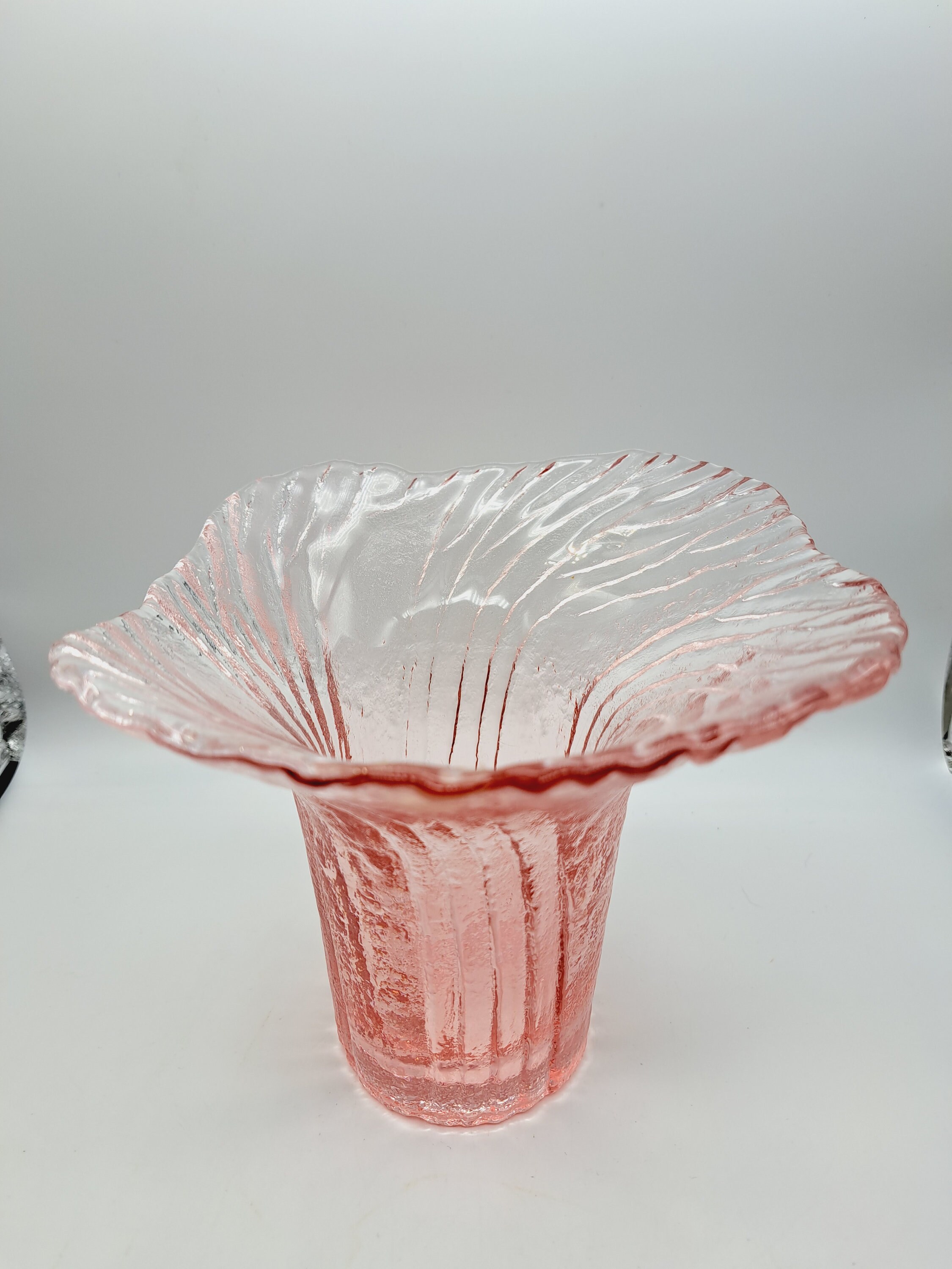 Vintage Viking Vase, Collectible Viking Glass Pink Vase, West Virginia ...