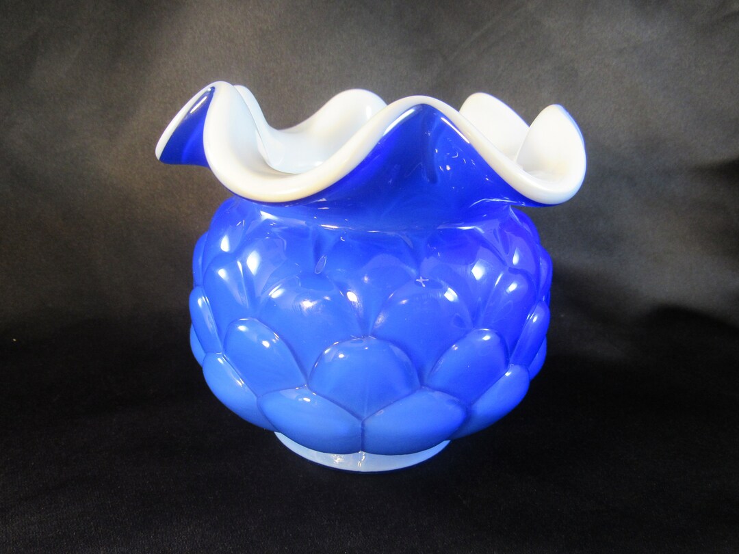 Vintage Fenton Jacqueline Vase, Collectible Fenton Art Glass, Fenton ...