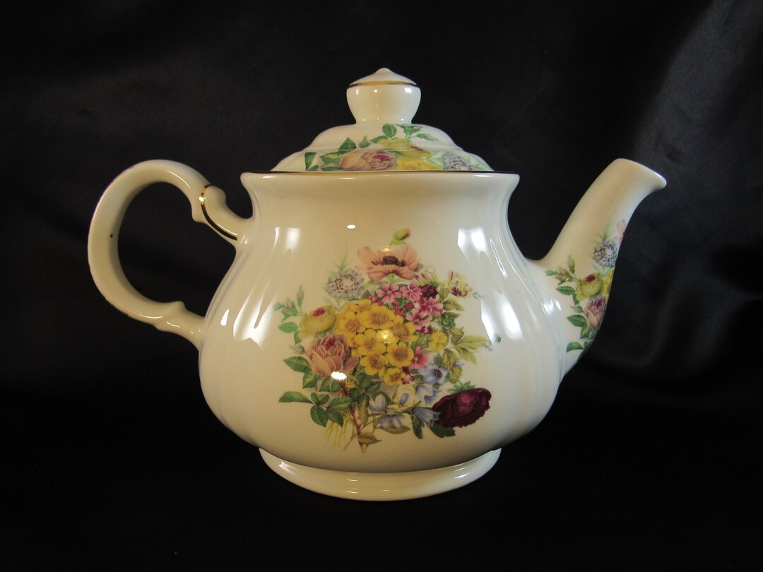 Vintage Windsor Floral Teapot, Vintage Windsor Made England Teapot ...