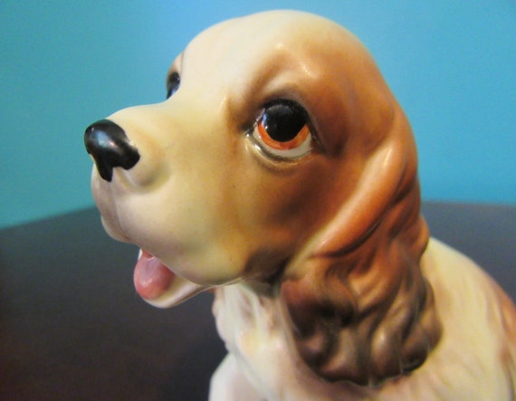 Vintage Lefton Cocker Spaniel Figurine Made in Japan | Etsy