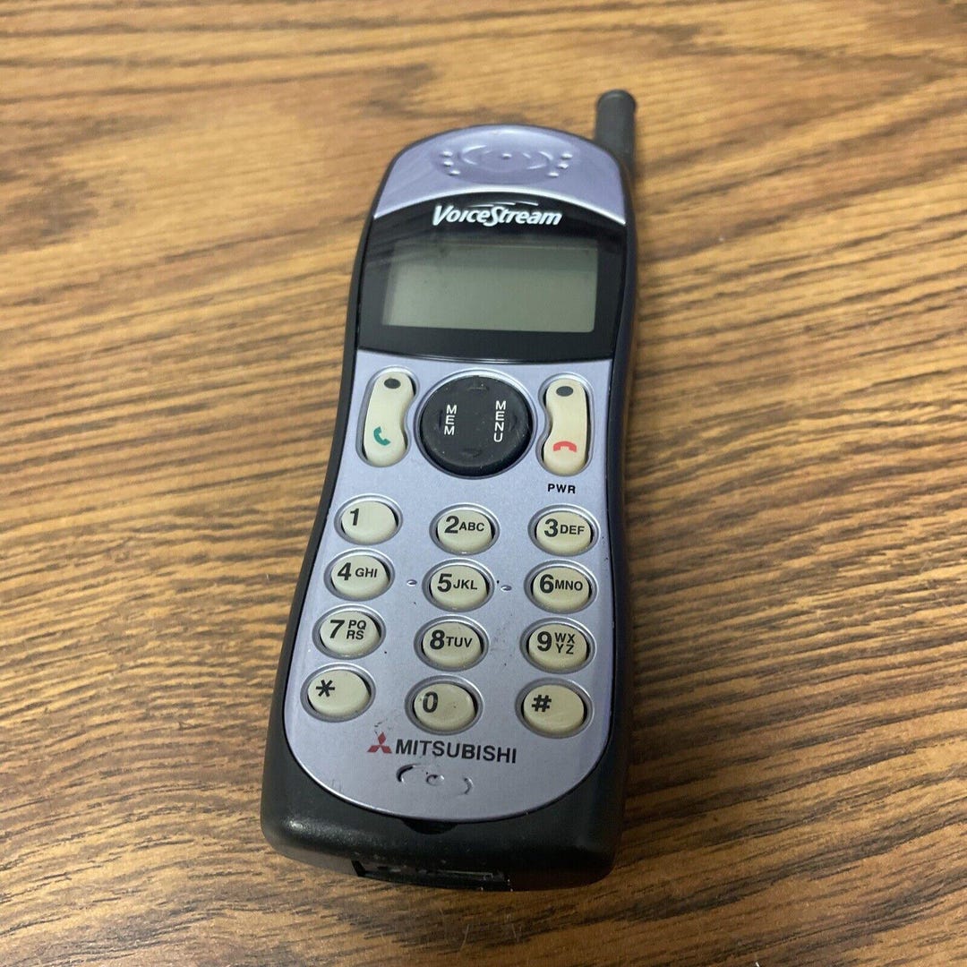 Vintage Mitsubishi G310 Cell Phone, Originally Sold by Voicestream read ...