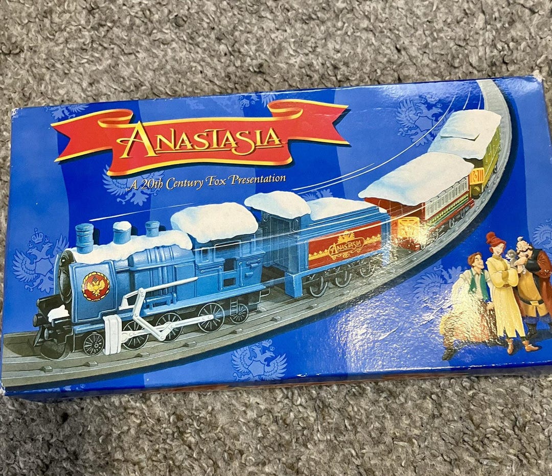 Vintage 1997 Anastasia Toy Train Set 20th Century Fox - Etsy