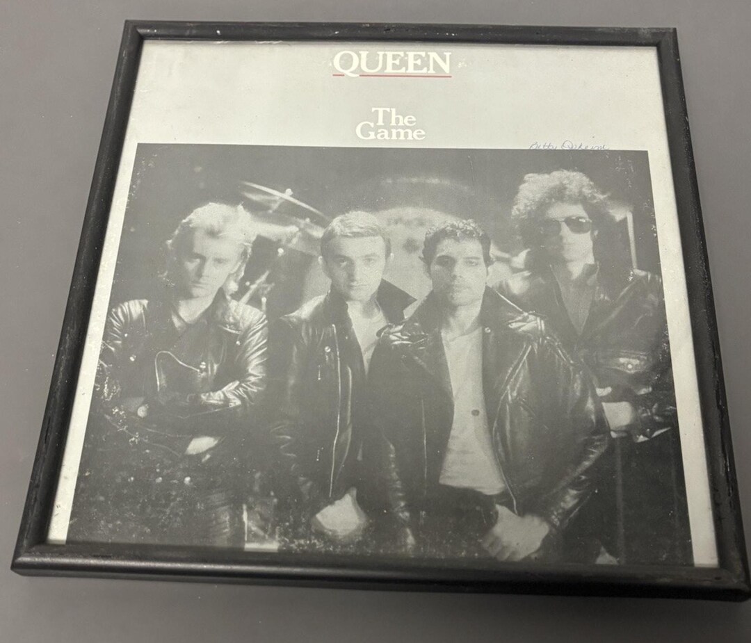 Queen Poster the Game Band Shot Flat Framed - Etsy
