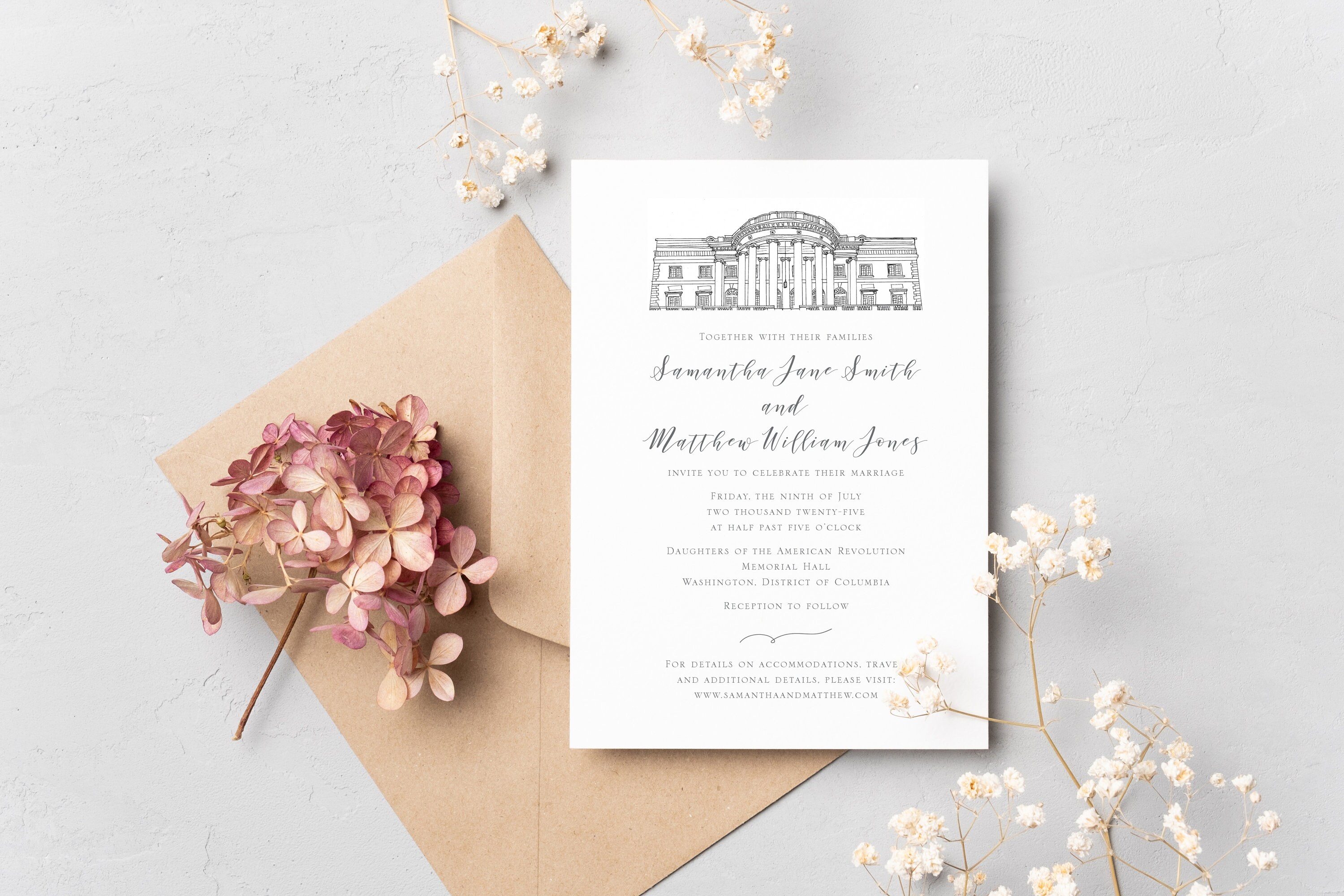 Custom Venue Illustration, Wedding Venue Sketch, Wedding Gift, Couple ...