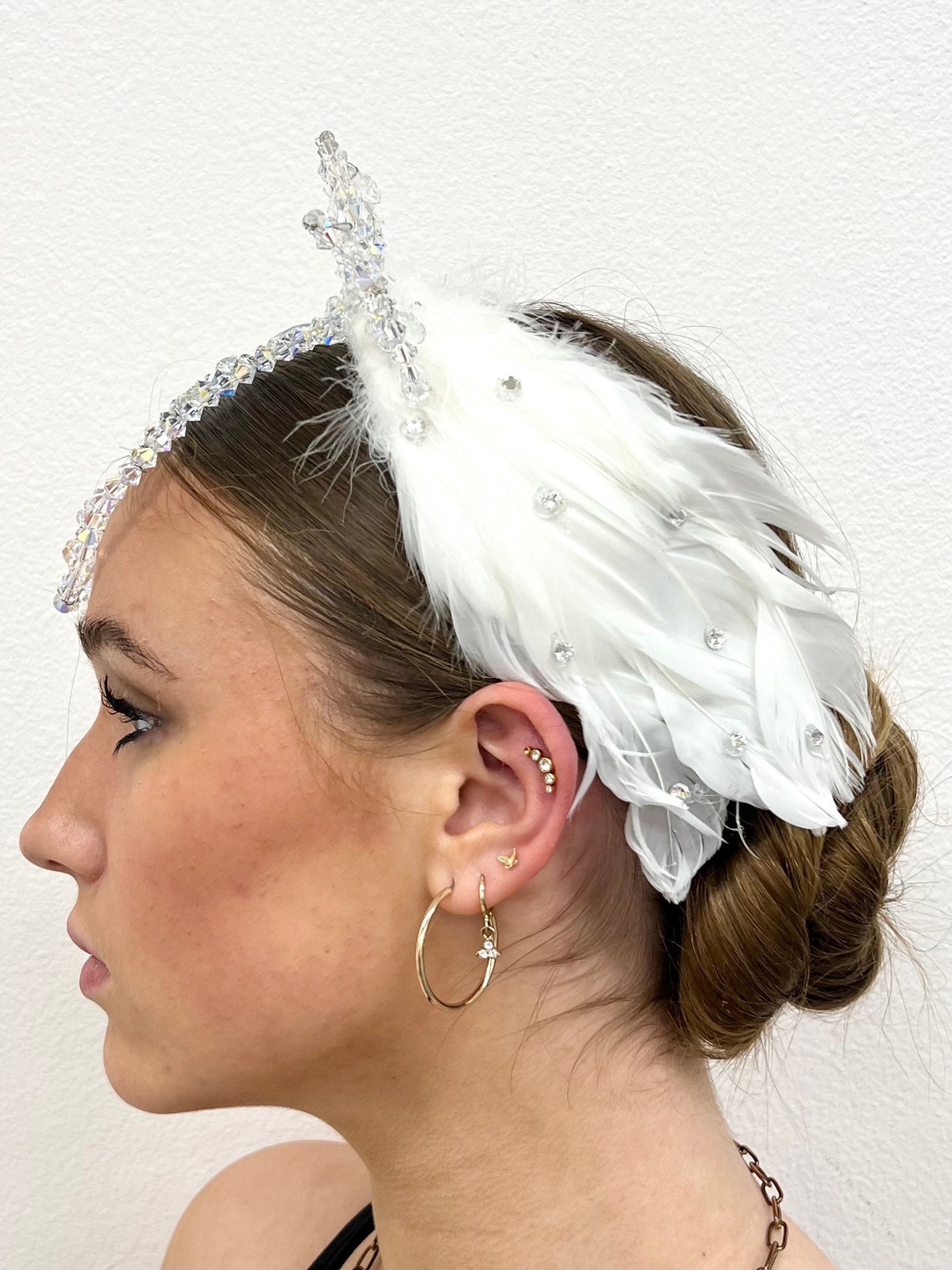 Odette Swan Tiara, Swan Headpiece, Swan Lake - Etsy