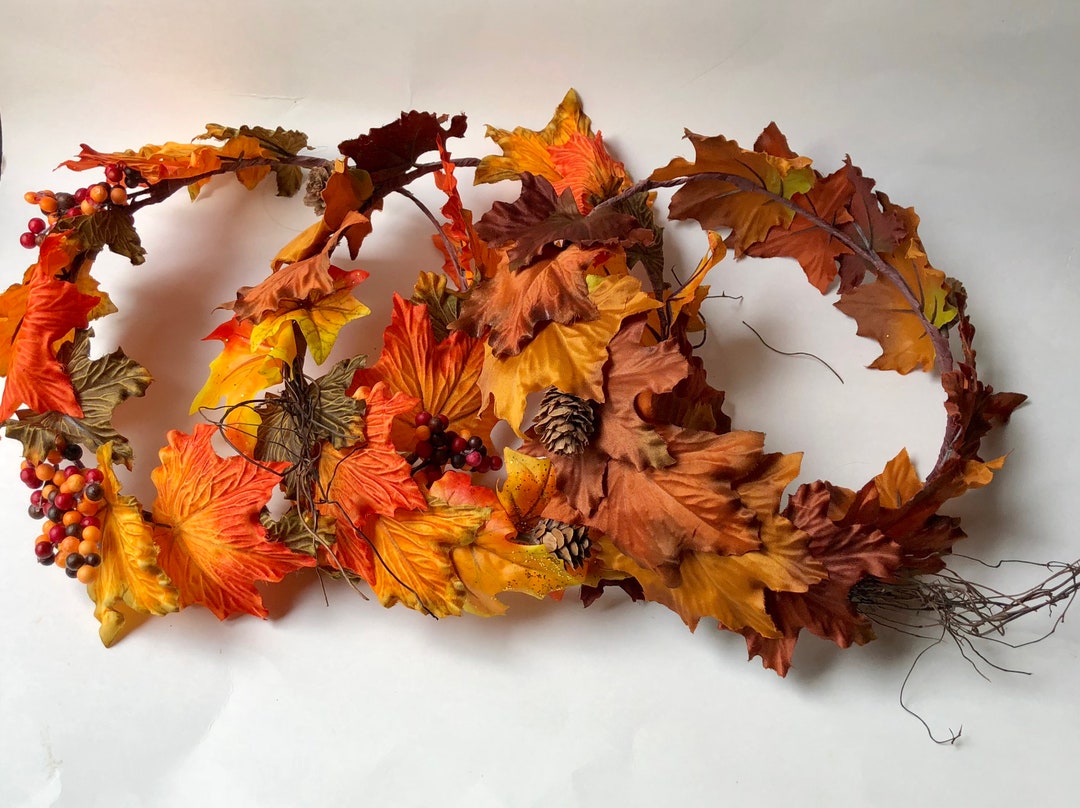 Fall Leaf Crown Woodlen Fairy Crown Glitter Leaf Crown - Etsy