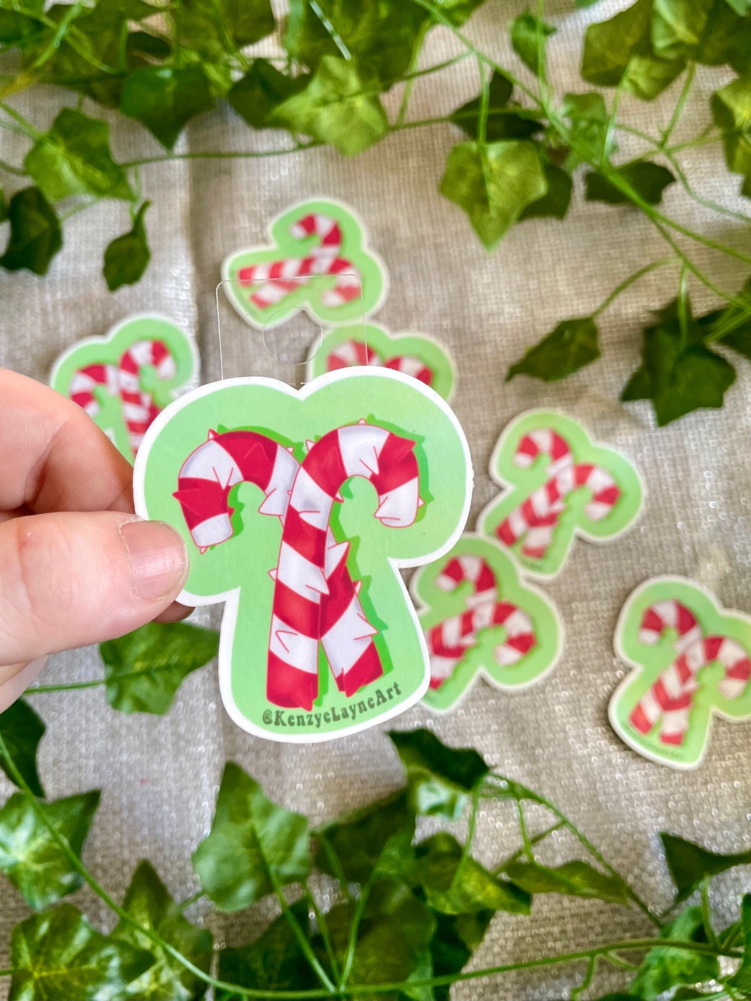 SPIKEY CANDY STICKERS: Glossy, Water-resistant Vinyl Creepy Holiday ...