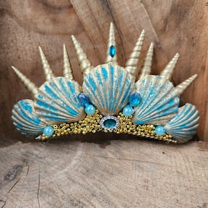 Seashell Atlantis Tiara Tourqoise Magic - Etsy