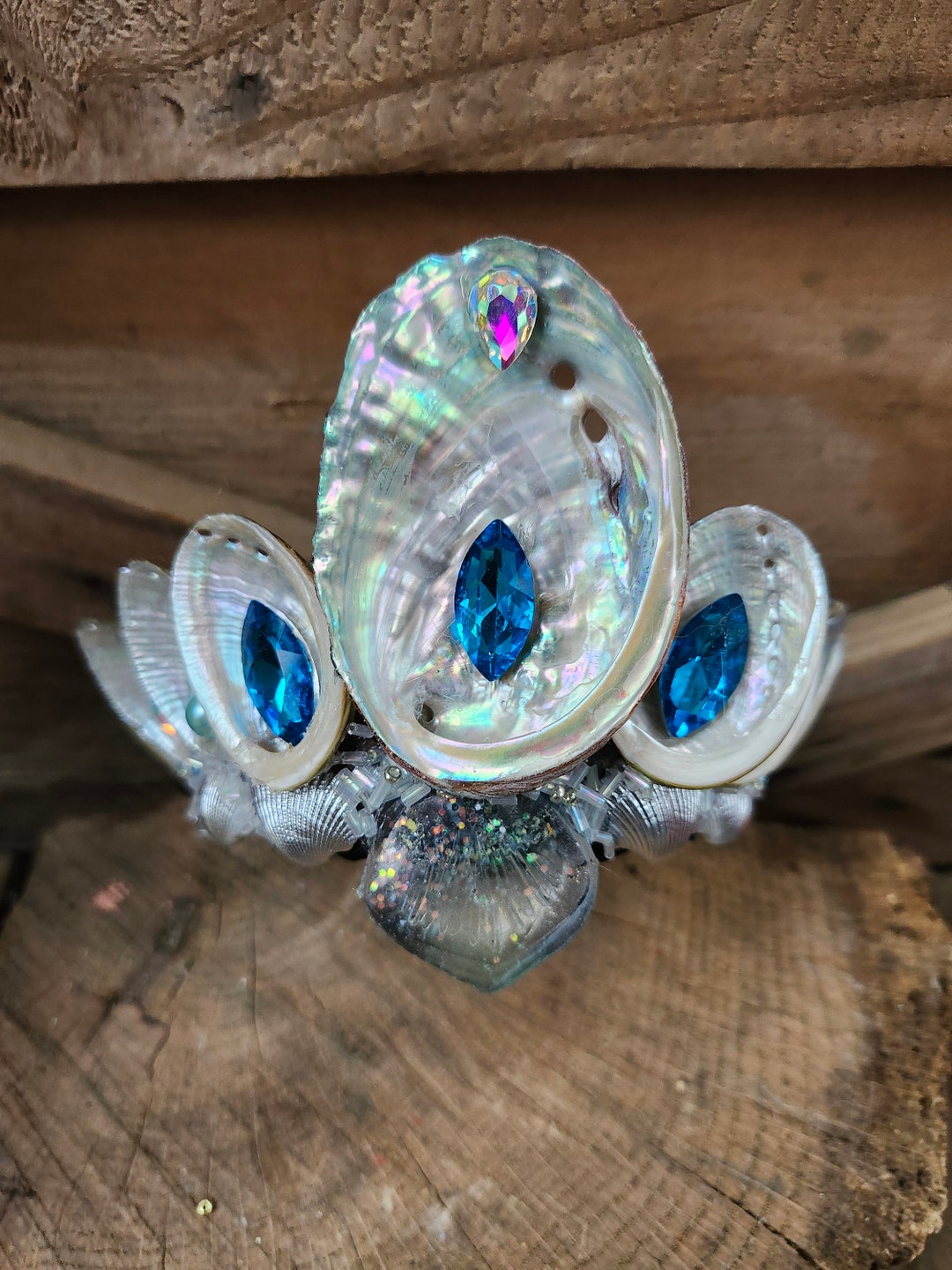 Abalone Seashell Mermaid Merman Crown - Etsy