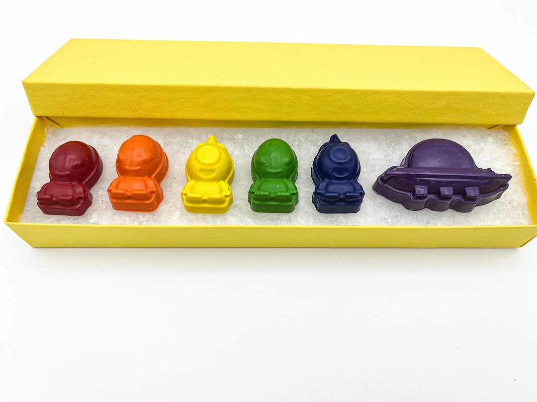 Crayons Space Crayons Party Favor Kids Gift Birthday Gift Alien Lovers ...