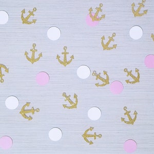Pink and Gold Nautical Decorations Nautical Themed Girls Birthday Beach ...