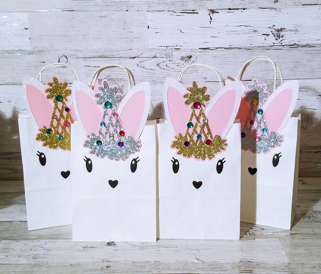 Favor Bags Bunny Favor Bags Girl Birthday Boy Birthday Our Little Bunny ...